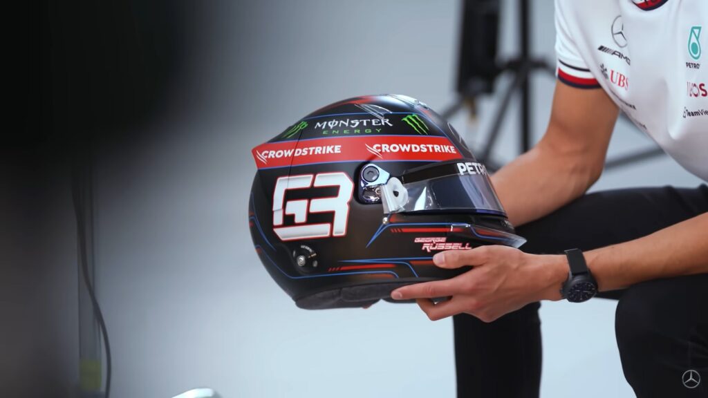 Fórmula 1: o novo capacete de George Russell | AutoSport