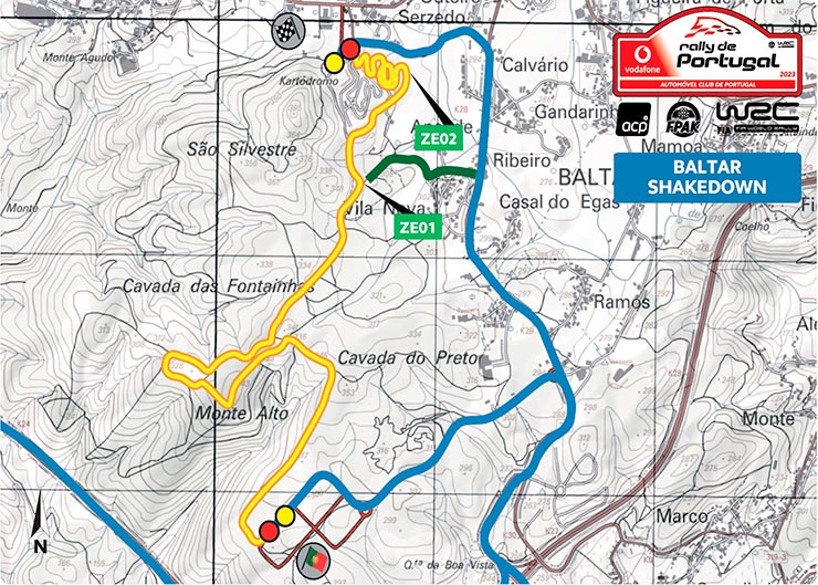 Zonas Espetáculo do Rali de Portugal – 5ª Feira (shakedown), 11/05/2023 ...