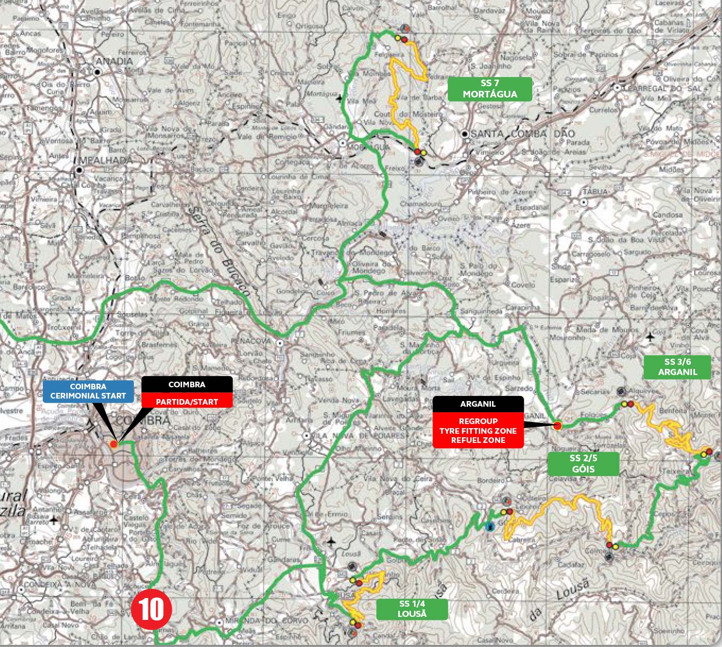 WRC, Rali de Portugal: Mapa geral 6ª feira | AutoSport