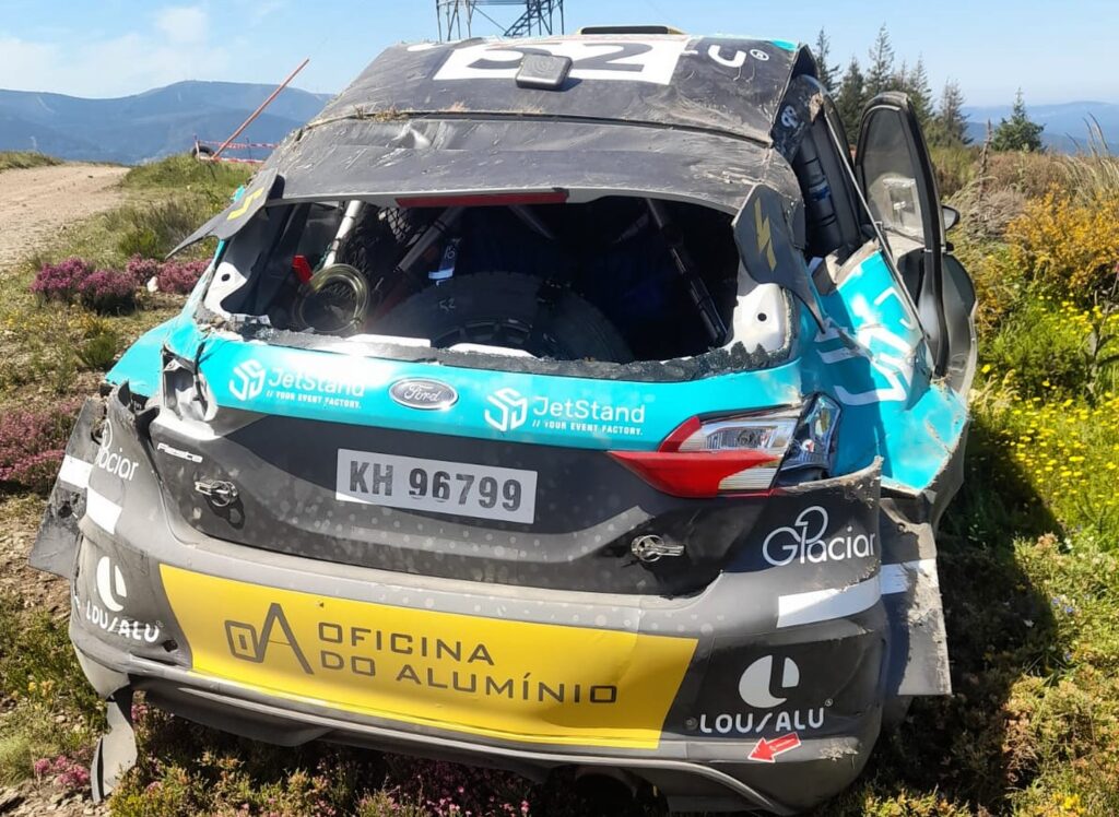 CPR, Rali de Portugal: Lucas Simões abandona devido a acidente | AutoSport