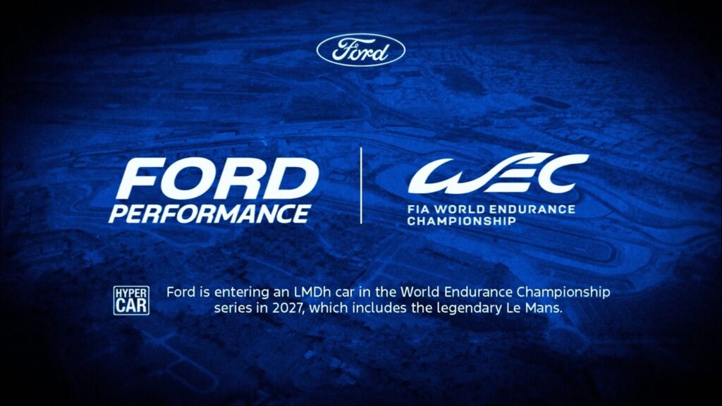 WEC: Ford confirma estreia em 2027, com um LMDh Oreca | AutoSport