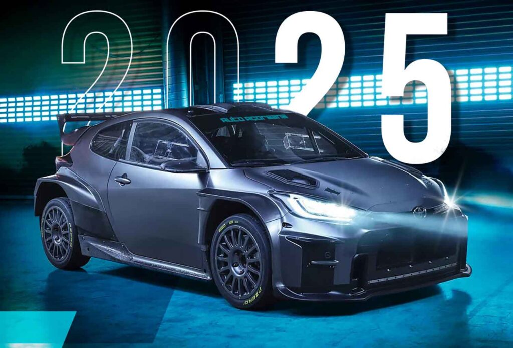 Rúben Rodrigues de Toyota Yaris GR Rally2 no CPR 2025 com a ARC Sport ...