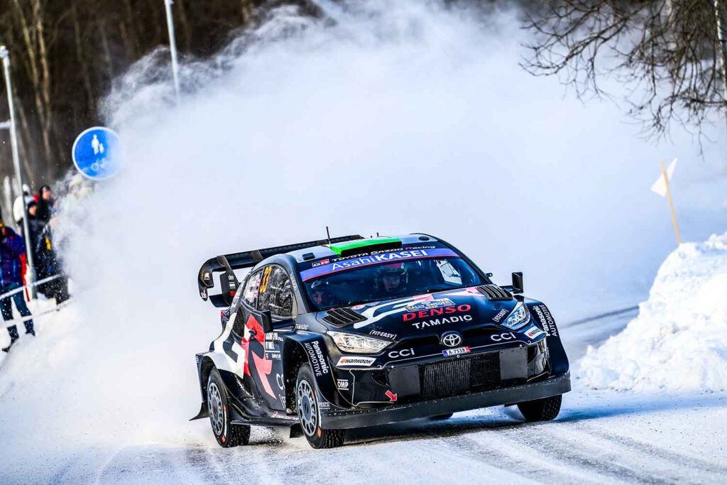WRC, Rali da Suécia, PEC8: Elfyn Evans líder por 0.6s, três em 2.5s ...