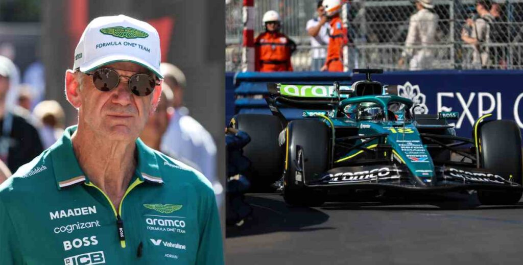 Adrian Newey faz a sua primeira aparição no paddock da Fórmula 1 com a ...