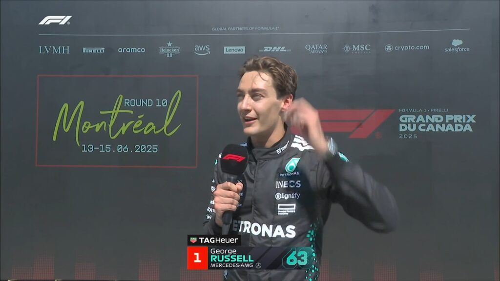 GP do Canadá F1, George Russell: “Um dia incrível para a equipa ...
